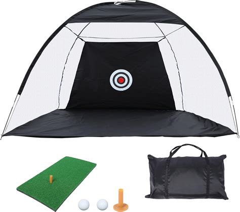 Campmax 10x7ft Golf Practice Net With Turf Golf Training Net With