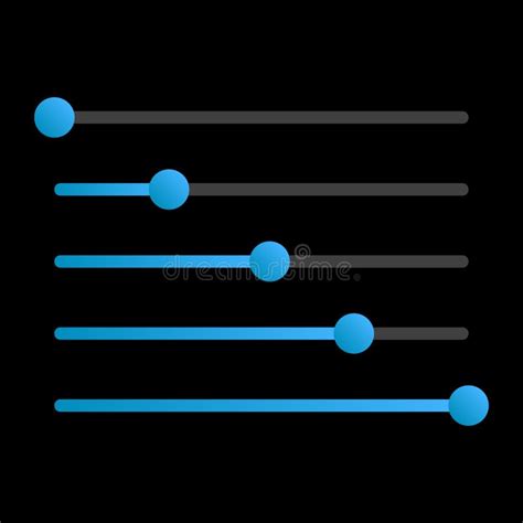 Switch Or Slider In Modern Minimal Style For Mobile App Vector Illustration Isolated On