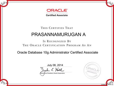 Prasannaoracle Certified Assocaite Pdf