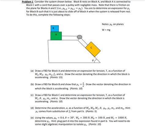 Solved Problem Consider The System Shown Below Block B Chegg Com