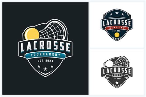 라크로스 아이콘 스포츠 디자인 템플릿 라크로스 스포츠 엠블럼 벡터 라크로스 아이콘 배지 디자인 벡터 일러스트 레이 션