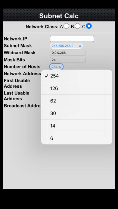 「subnet Mask Calc」 Iphoneアプリ Applion