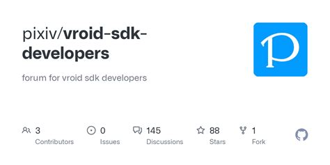 Pixiv Vroid Sdk Developers Discussions Github