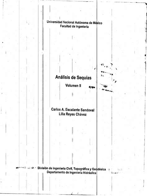 Análisis De Sequias Vol Ii Pdf