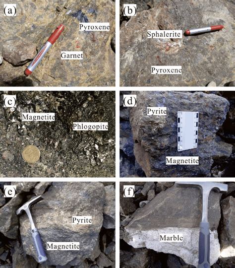 Skarn Assemblages In The Baishiya Deposit A Anhydrous Pyroxene And Download Scientific