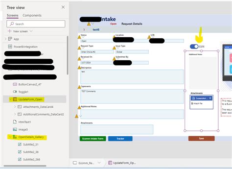 connect form to gallery power platform community