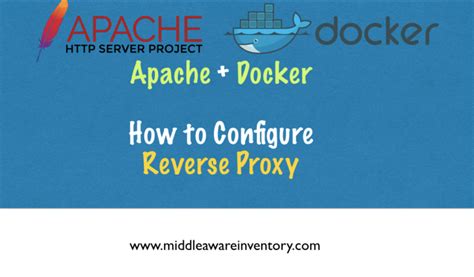 Docker Reverse Proxy Docker D Apache Example