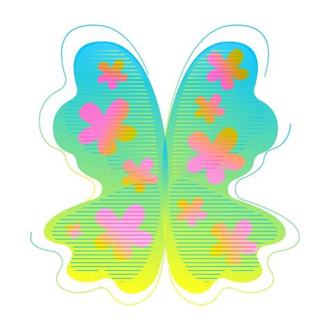 an abstract butterfly modern shape gradient abstract shape with