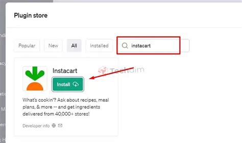 How To Use Chatgpt Instacart Plugin For Recipe And Ingredient