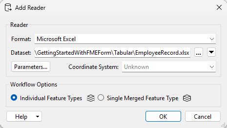 Getting Started With FME Form Working With Table Tabular Data FME Support Center
