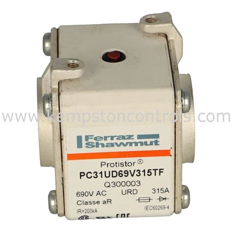 Mersen Q300003 Ferraz Fuse Protistor® Sb Ar Metric Threaded Holes