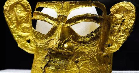 중국서 고대 황금 가면 출토쓰촨 유적서 온전한 형태 발굴