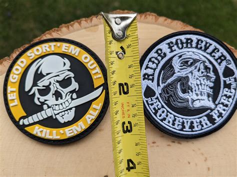 Hook And Loop Patch Rubber PVC Patches Etsy