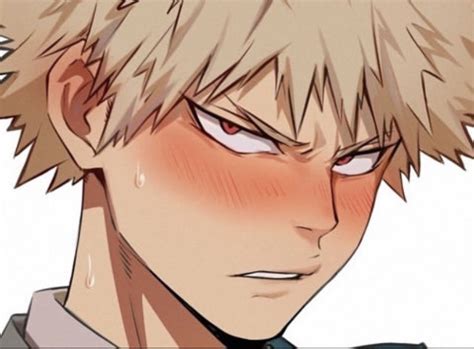 Katsuki Bakugo Blushing Bakugo