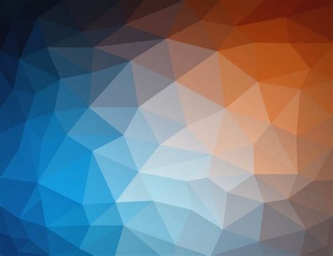 Abstract Nature Geometric Triangular Low Poly Vector Image