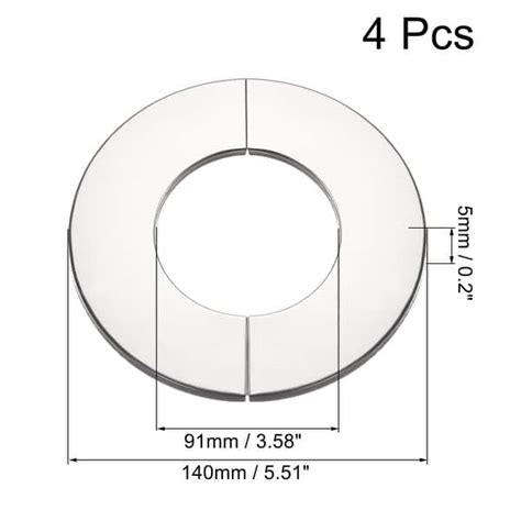 Wall Split Flange Stainless Steel Round Escutcheon Plate 4pcs Bed Bath And Beyond 36115451