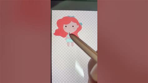 공주 옷입히기 도안 만드는 중ㅣ헤어편 Youtube