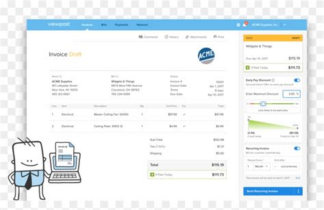 Invoice Like A Pro Sample Viewpost Invoice HD Png Download X PngFind