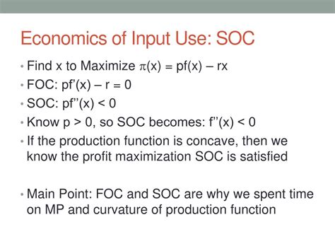 Ppt Economics Of Optimal Input Use Powerpoint Presentation Free Download Id3321566