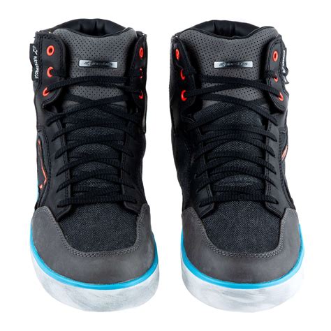 Baskets Moto Alpinestars J 6 Waterproof Noiranthracitebleu