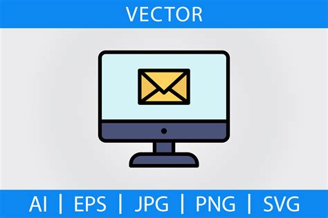 Vector Email Inbox Filled Line Icon Graphic By Muhammad Ali Creative Fabrica