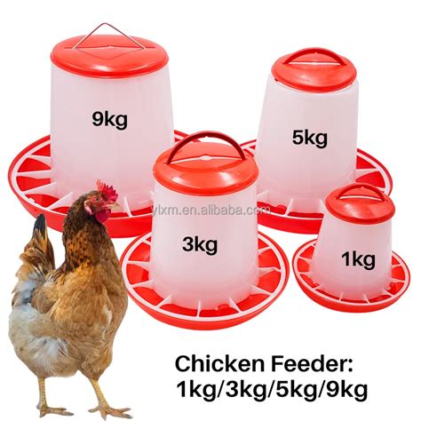 Prix De Gros En Plastique Poulet Mangeoire Seau Mangeoires Pour Animaux