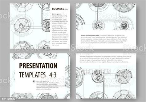 프레 젠 테이 션 슬라이드에 대 한 비즈니스 템플릿 집합입니다 쉬운 편집 레이아웃 벡터 일러스트 레이 션입니다 첨단 기술 디자인 시스템을 연결입니다 과학 및 기술 개념입니다