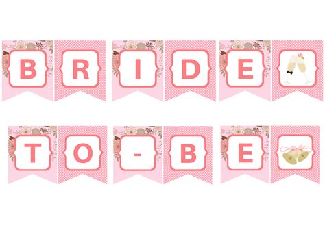 Bridal Shower Banner Free Printable Totally Free Printables