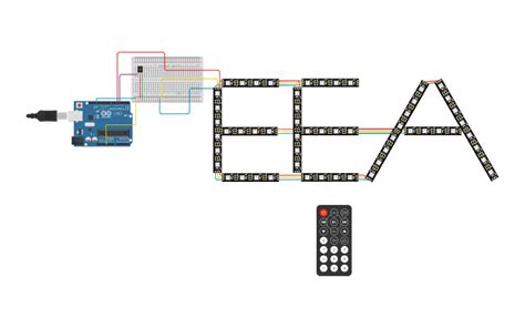 Circuit Design Proiect Laborator Eea Ir Controlled Led Band Tinkercad