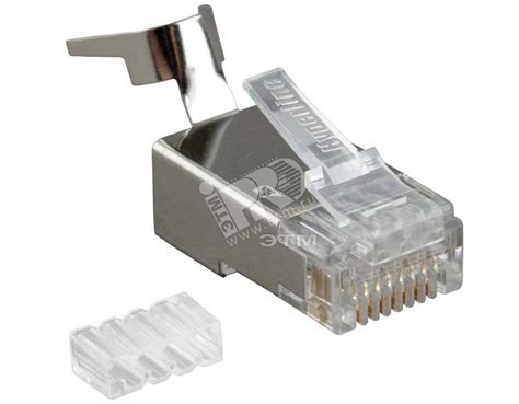 Разъем RJ45 (8P8C) под витую пару 10Gb категория 6A (50ч/50микродюймов ...