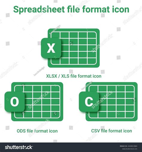 Vector Spreadsheet Document Extension Xls Iconcsv Stock Vector Royalty Free 2204013965