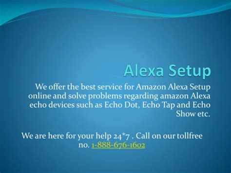 ppt alexa setup help 1 8007956963 alexa dot setup setup alexa dot