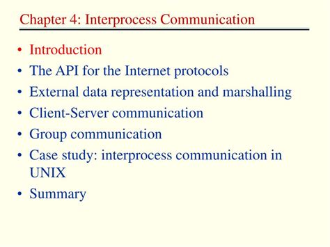 Ppt Introduction The Api For The Internet Protocols External Data