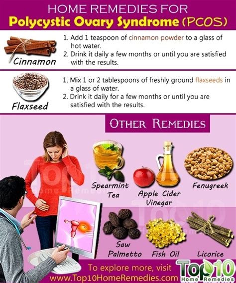 Home Remedies For Polycystic Ovary Syndrome Pcos Top 10 Home Remedies