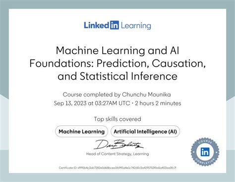 Chunchu Mounika On Linkedin Certificate Of Completion