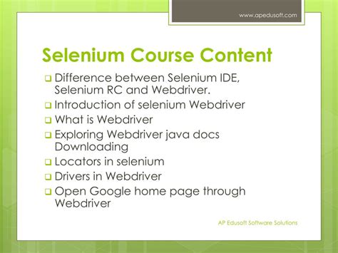 Ppt Best Selenium Training In Gurgaon Powerpoint Presentation Free