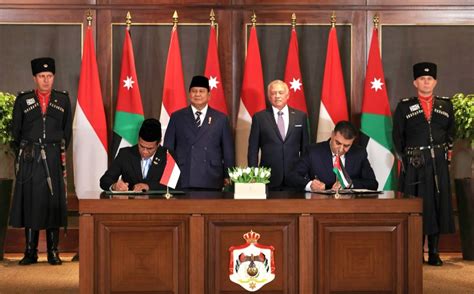 Mentan Amran Tandatangani Kesepakatan Kerja Sama Pertanian Dengan Yordania Disaksikan Presiden