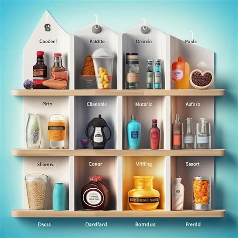 A Showcase Have Many Product In Display Premium Ai Generated Image