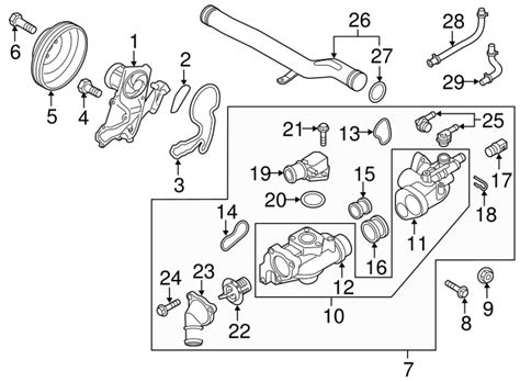 2011 2018 Kia Thermostat Housing 25620 3caa0 Oem Parts Online