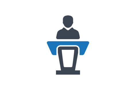 Lecture Icon Graphic By Chittagonglube · Creative Fabrica