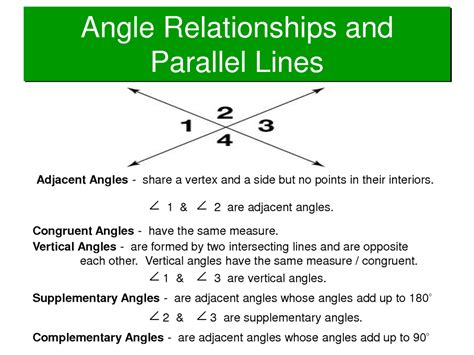 8 G 5 Angle Relationships Mr Hills Math