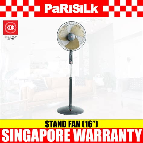 Kdk P40us Gold Stand Fan 16inch Lazada Singapore