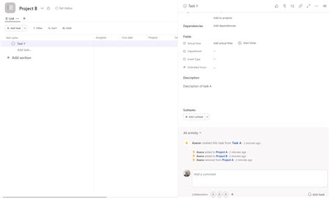 Creating A New Task On Another Project When New Task Has Been Created