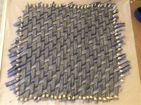 Ragged Life Blog Ribbon Weaving With Blanket Yarn Ragged Life Blog
