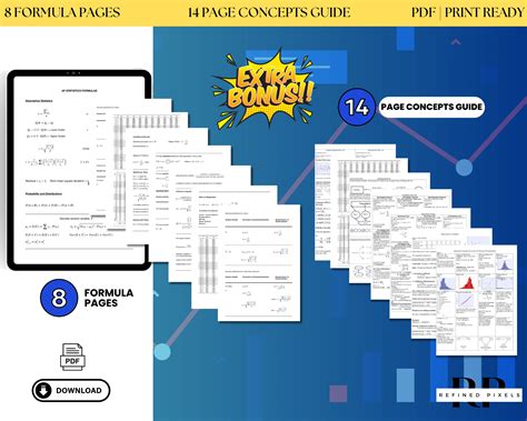 Ap Statistics Cheat Sheet Ap Statistics Notes Concepts Ap Statistics