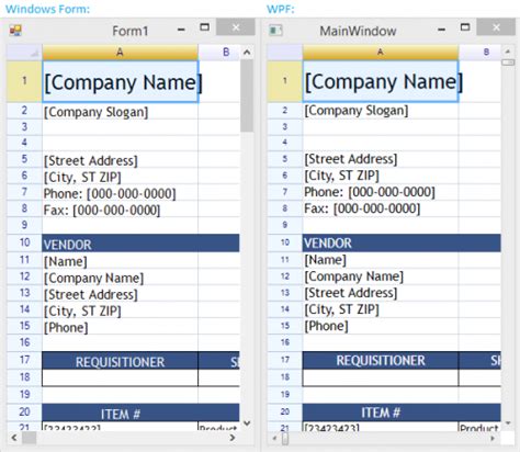Wpf Support Reogrid Net Spreadsheet Component