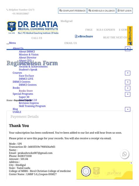 Dr Bhatias Medical Institute Dbmi Pdf
