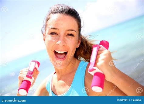 Fille De Forme Physique Image Stock Image Du Brune Caucasien