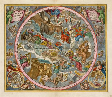 Coeli Stellati Christiani Haemisphaerium Prius Amsterdam Painting By