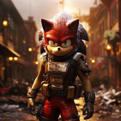 Brave Fireman Sonic Rescuing In Action Stock Image And Prompt 2moons